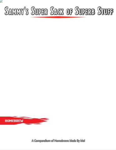 Sammy's Super Sack of Superb Stuff _ GM Binder - PDF runner Flip PDF ...