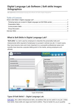 Digital Language Lab Software Soft skills Images Infographics ...