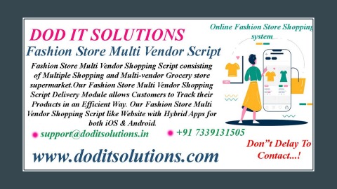 Best Fashion Store Multi Vendor System - Readymade Clone Script - doditphp Flip PDF | AnyFlip