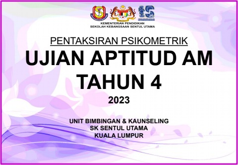 PENTAKSIRAN PPSI : Ujian AAT4 (SKSU) - NIZAHA BT YUSOP KPM-Guru Flip ...