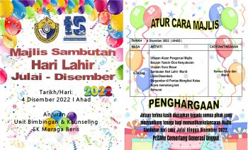 pamplet birthday julai-dis 2022 - Norani HN Flip PDF | AnyFlip