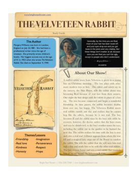 The Velveteen Rabbit Study Guide - brightstartheatre.com - Guset User ...