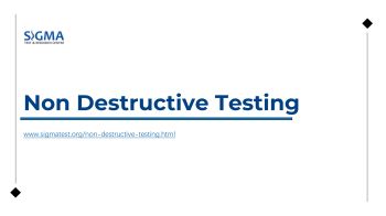 Non Destructive Testing Lab - sigmatesting20 Flip PDF | AnyFlip