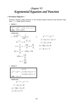 Chapter VI Exponential Equation and Function - kenghui Flip PDF | AnyFlip