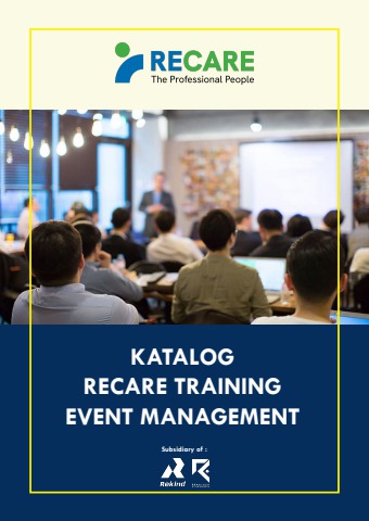 KATALOG RECARE TRAINING EVENT MANAGEMENT