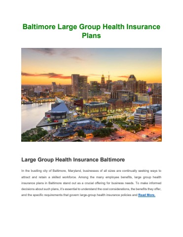 baltimore-large-group-health-insurance - taylorbenefitsins Flip PDF ...