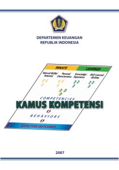 Contoh Kamus Kompetensi-Depkeu - fauzanilham17 | PDF Online | AnyFlip
