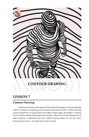 LESSON 7 - CONTOUR DRAWING