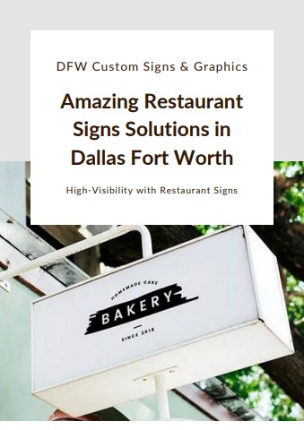 Amazing Restaurant Signs Solutions in Dallas Fort Worth - DFW Sign ...