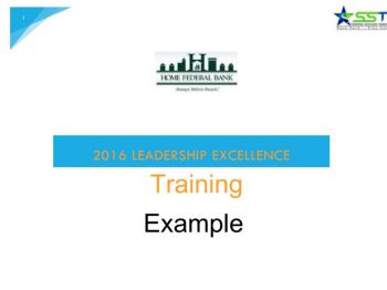 Leadership Excellence Training Example - shari Flip PDF | AnyFlip