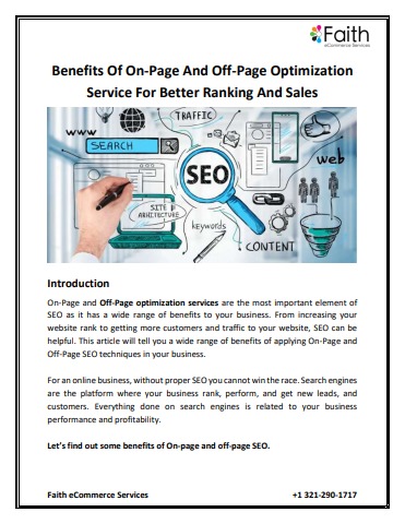 Benefits Of On-Page And Off-Page Optimization Service For Better Ranking And Sales - Robart ...