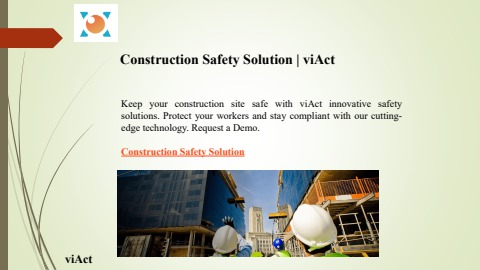 Construction Safety Solution viAct - ViAct Flip PDF | AnyFlip