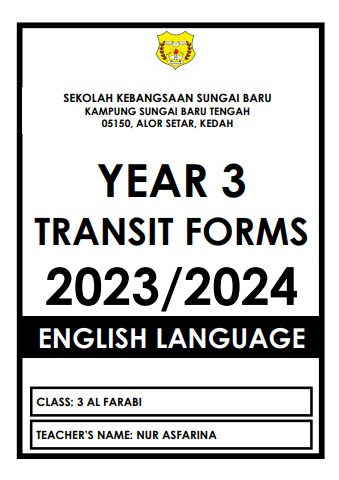 YEAR-3-TRANSIT-FORMS 3 AF 2023 - Nur Asfarina Flip PDF | AnyFlip