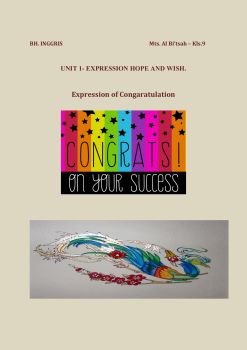 e-modul Kls.9 Unit 1. Exprs.Hope, Wish, Congratulation - aisuryani29 Flip PDF | AnyFlip