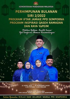 BUKU ATURCARA PERHIMPUNAN BULANAN SIRI 2/2022 PROGRAM IFTAR JAMAIE PPD SEMPORNA PROGRAM ...