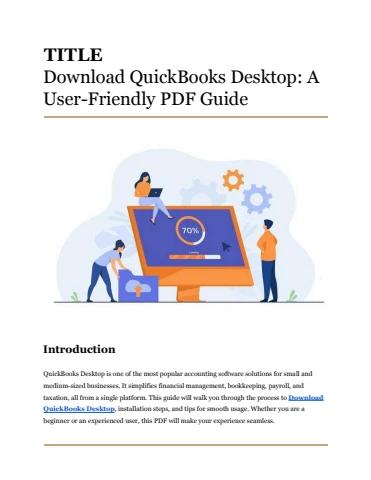 Download QuickBooks Desktop_ A User-Friendly PDF Guide ...