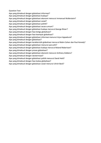 Globalisasi dan Dampaknya terhadap Perubahan Sosial di Tingkat Lokal ...