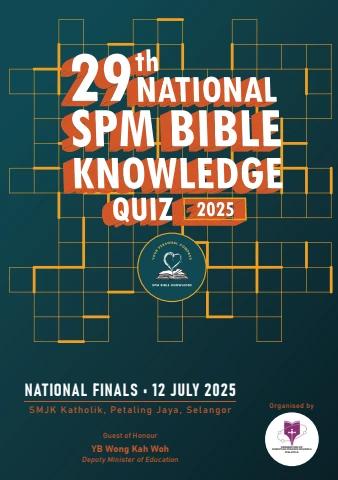 29th National SPM Bible Knowledge Quiz 2025-Programme Book - Flip PDF | AnyFlip