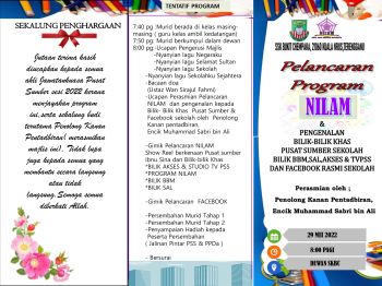 PAMPLET PELANCARAN NILAM 2022 - g-16390744 Flip PDF | AnyFlip