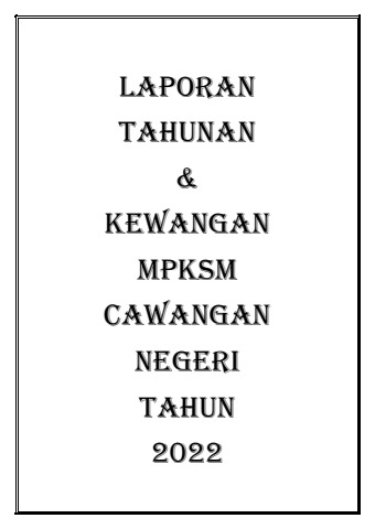 LAPORAN 13 NEGERI TAHUN 2022 - azwampksm Flip PDF | AnyFlip