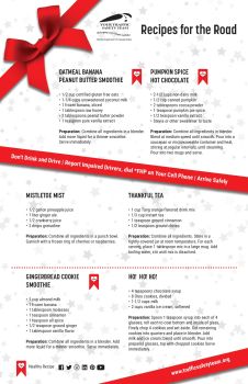 21st Annual Recipes for the Road