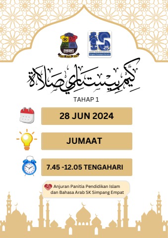 BUKU PROGRAM KEM BESTARI SOLAT TAHAP 1 SESI 2024/2025