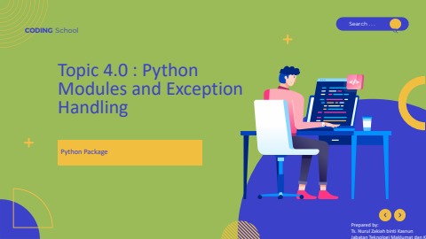 TOPIC 4 - Python Package