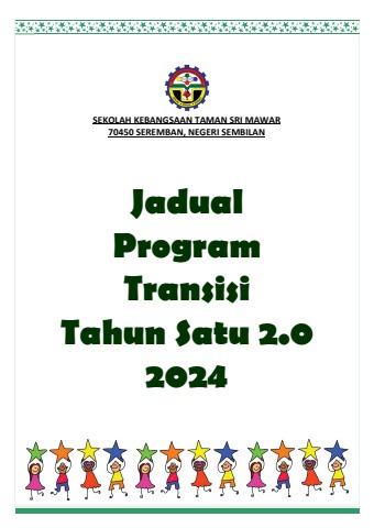 JADUAL TRANSISI TAHUN 1 2024 - Nurul Jannah Nor Zailing Flip PDF | AnyFlip