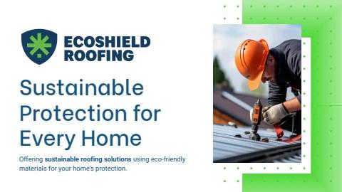 EcoShield Roofing Sustainable Protection for Every Home