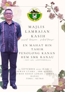 Buku Aturcara Sambutan Majlis Persaraan PK HEM SMK Ranau PK HEM ...