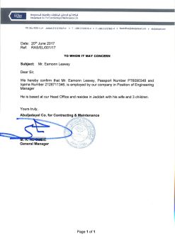 Compund Work Comfirmation Letter - Guset User Flip PDF | AnyFlip