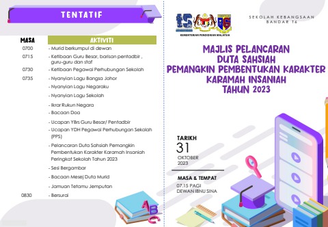BUKU PROGRAM MAJLIS PELANCARAN DUTA SAHSIAH PEMANGKIN PEMBENTUKAN KARAKTER KARAMAH INSANIAH ...