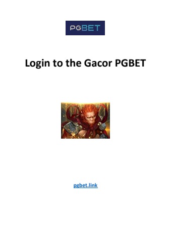 Login to the Gacor PGBET - andibaku999 Flip PDF | AnyFlip