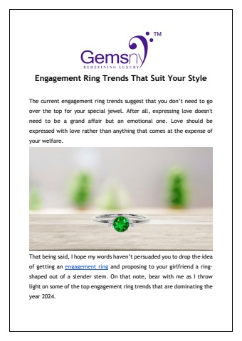 Engagement Ring Trends: Ultimate Guide - ericbaker Flip PDF | AnyFlip