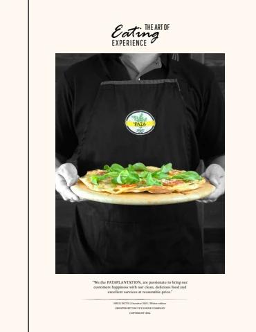 Pata Plantation Menu