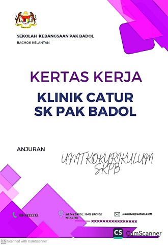 Kertas kerja klinik Catur SK Pak Badol 2024 - lukmanskps Flip PDF | AnyFlip