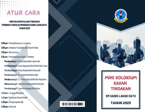 MINI KOLOKIUM KAJIAN TINDAKAN SM SAINS LAHAD DATU TAHUN 2023 (2) - HAZLINA SAHIDI Flip PDF | AnyFlip