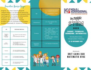 PAMPLET MINGGU STEM 2022 - Zarina Amran Flip PDF | AnyFlip