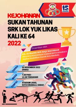 BUKU PROGRAM KEJOHANAN SUKAN TAHUNAN SRK LOK YUK LIKAS KALI KE 64 TAHUN 2022 - g-74241847 Flip ...