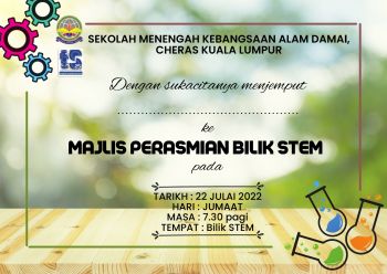 KAD JEMPUTAN PERASMIAN BILIK STEM - g-54411984 Flip PDF | AnyFlip