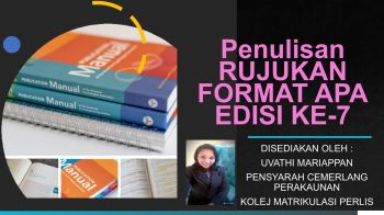 PANDUAN MUDAH FORMAT RUJUKAN APA EDISI KE-7-uva.pptx - Jaja Kmk Flip ...