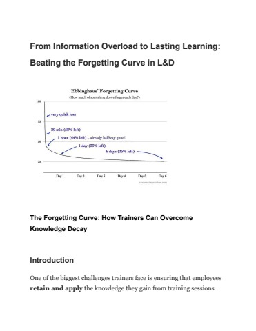 From Information Overload to Lasting Learning_ Beating the Forgetting ...