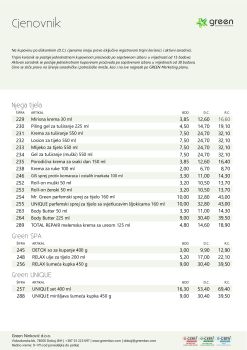 Green Cjenovnik BiH - marija komsic Flip PDF | AnyFlip
