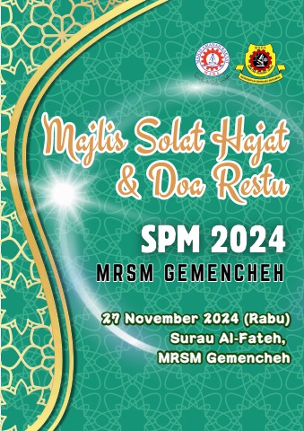BUKU PROGRAM MAJLIS RESTU