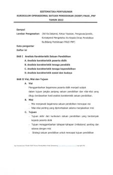 2022 SISTEMATIKA KOSP PAUD PNF - dnovitasari419 Flip PDF | AnyFlip
