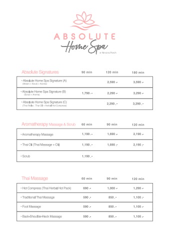 AW Layout Spa Menu A4-N3 OK - absolutehomespaporch Flip PDF | AnyFlip