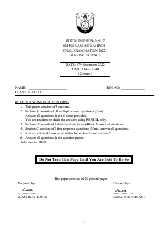 J2 GS Final 2022 (Core) - PLHS Library Flip PDF | AnyFlip