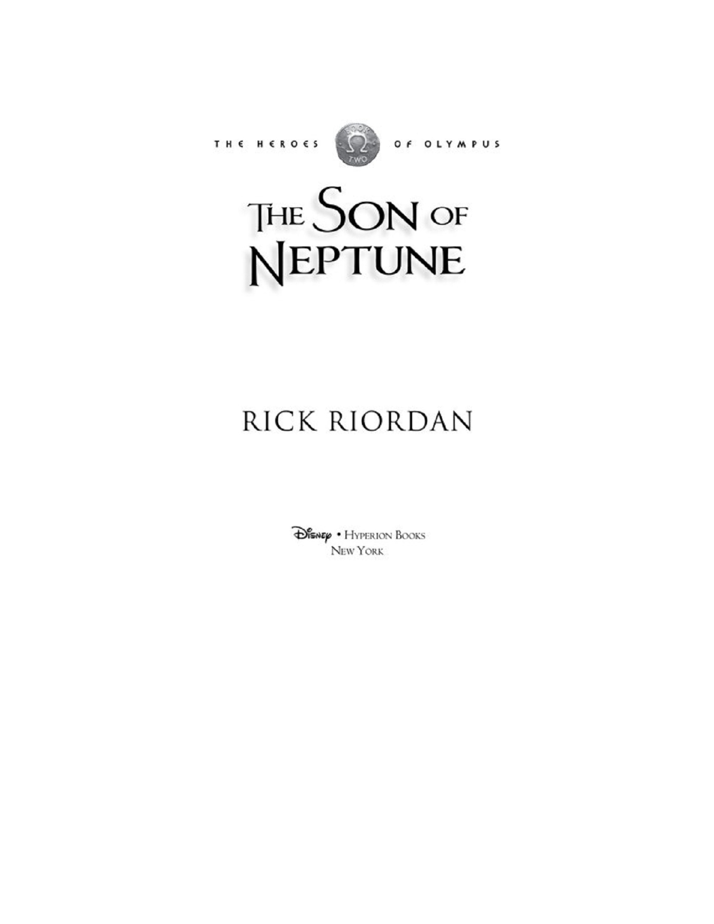 The Son Of Neptune The Son Of Neptune (New Cover) | Read Riordan