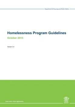 Homelessness Program Guidelines - HPW - Guset User Flip PDF | AnyFlip