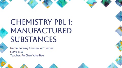 Chemistry PBL 1 Jeremy 4S4